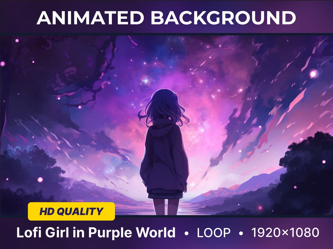 Animated Virtual Background Lofi Girl Vtuber Background Twitch ...