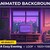 Animated Virtual Background Magical Twitch Overlay Looped Vtuber ...