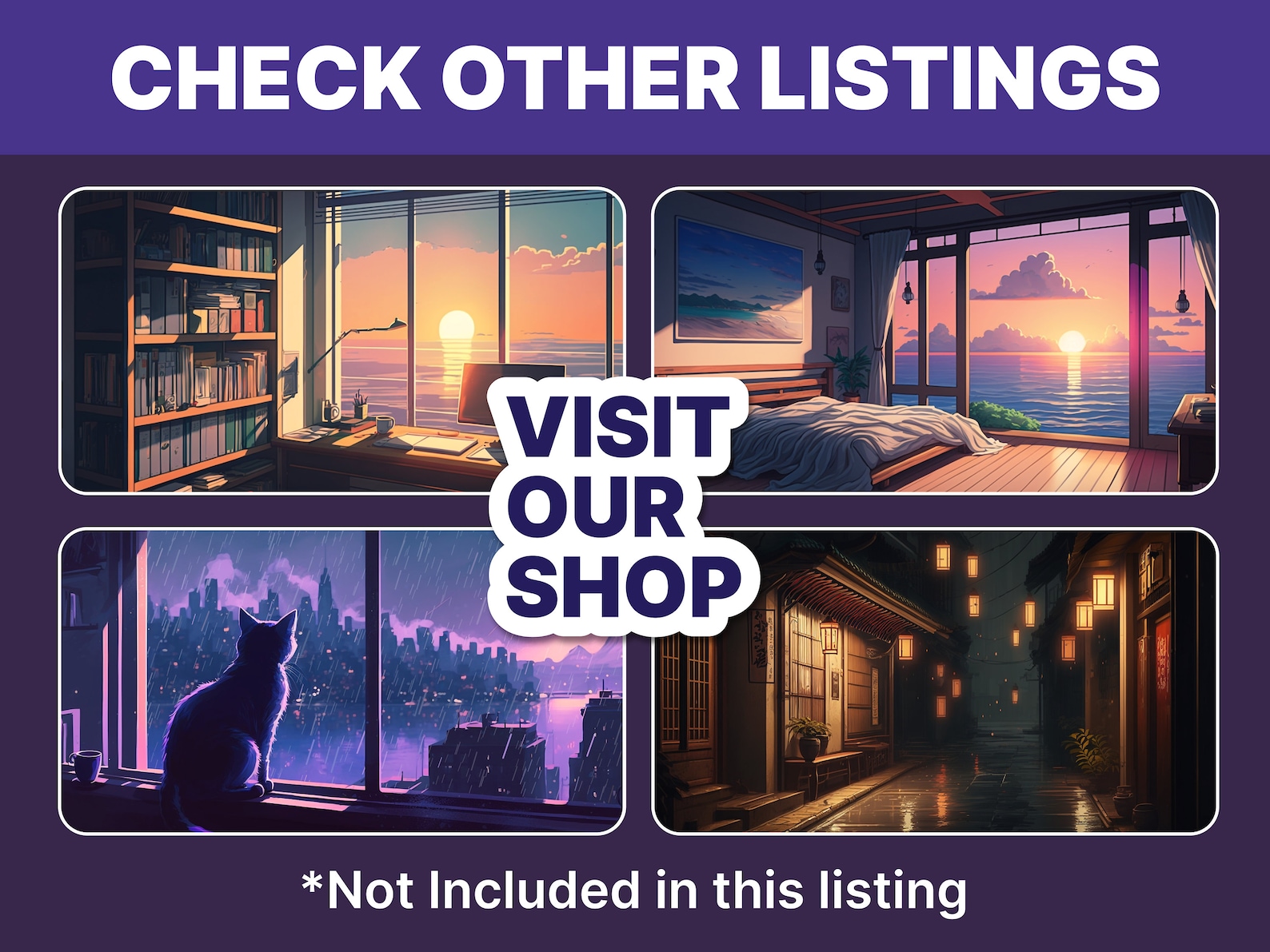 Animated Virtual Background Lofi Girl Looped Vtuber Background - Etsy