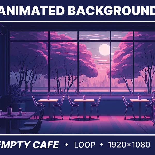 Animated Background Cafe - Etsy