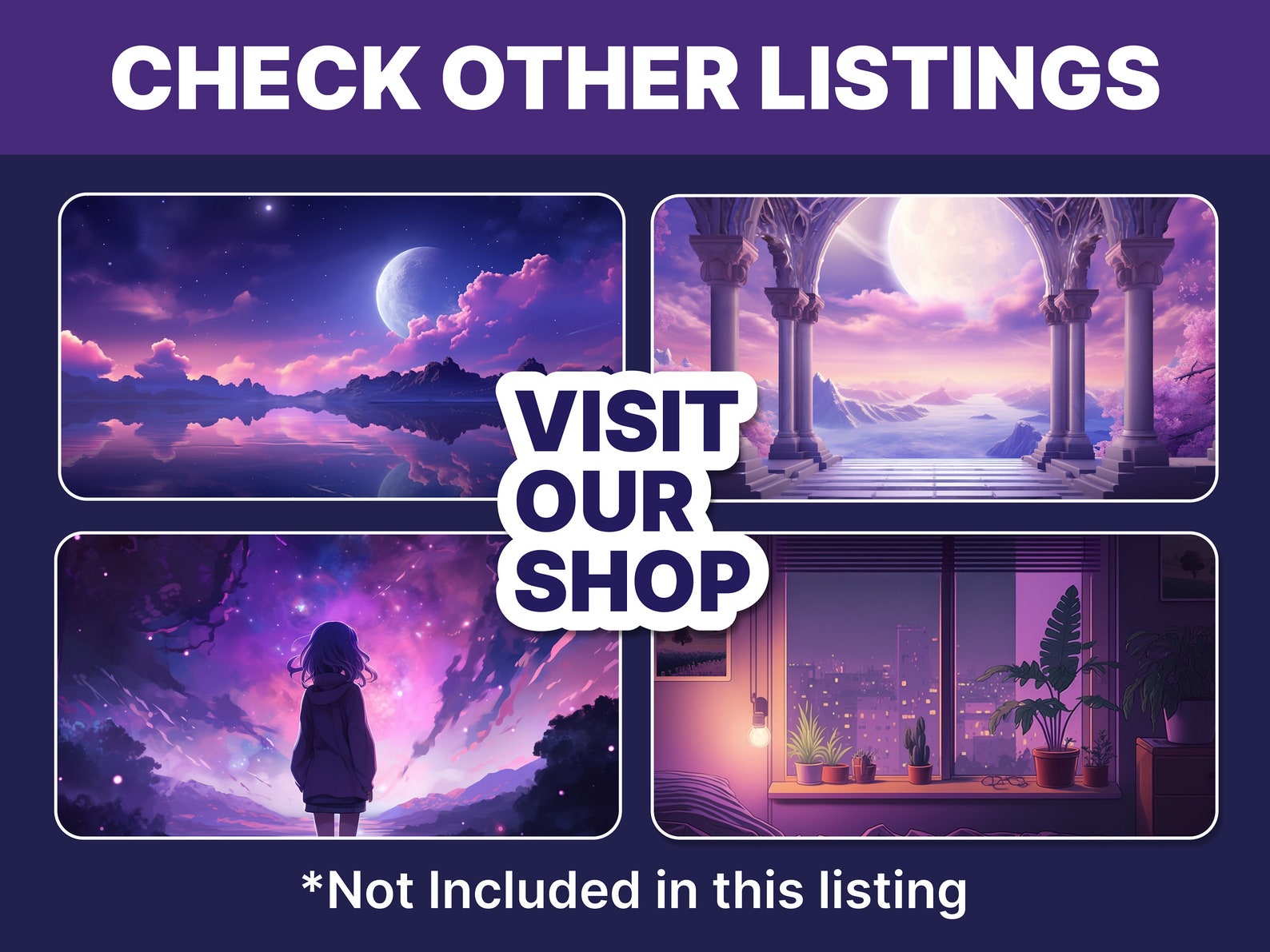 Animated Virtual Background Magical Twitch Overlay Looped Vtuber ...