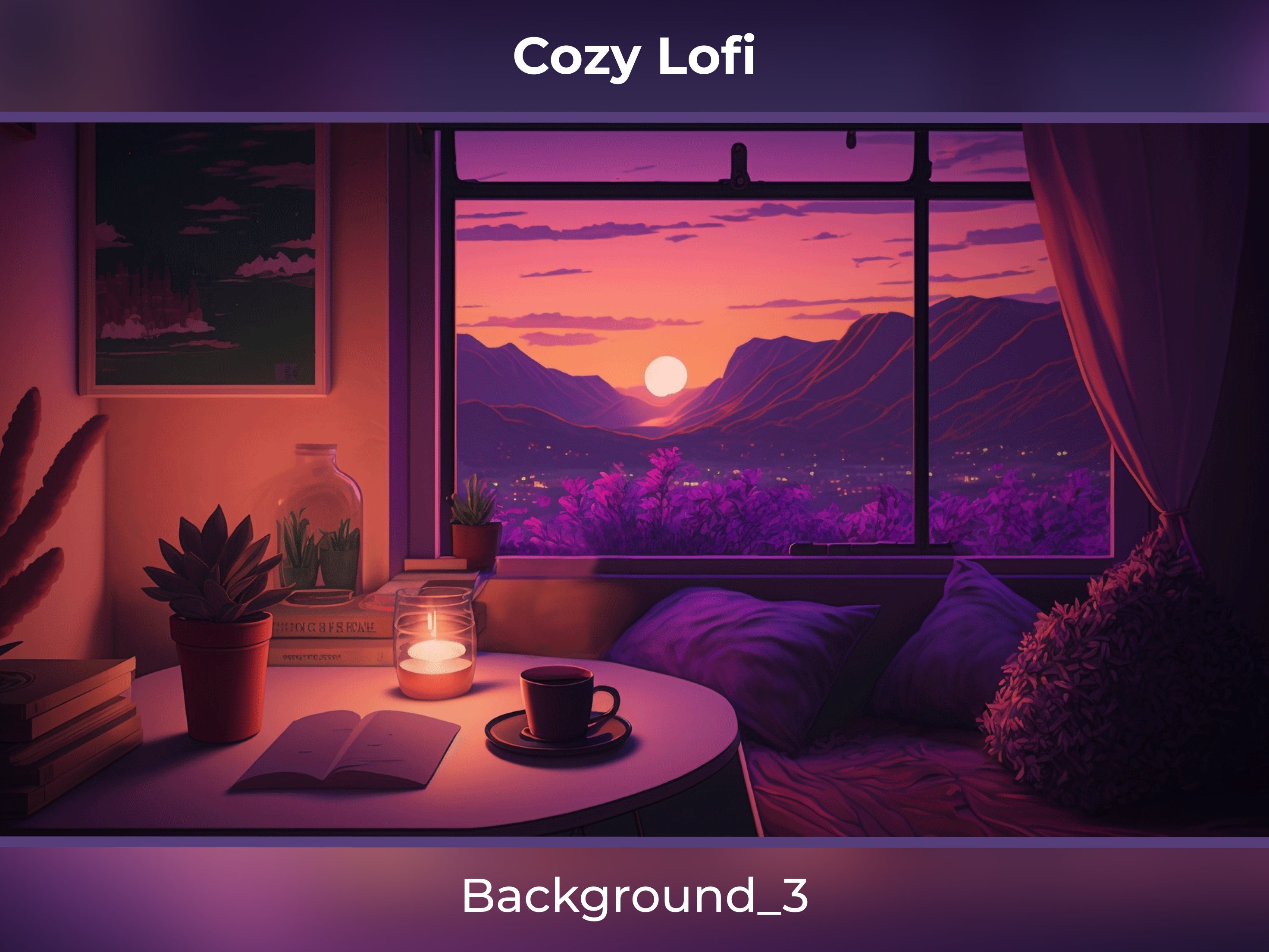 Animated Background Cozy Lofi Mega Bundle 5 Lofi Vtuber - Etsy