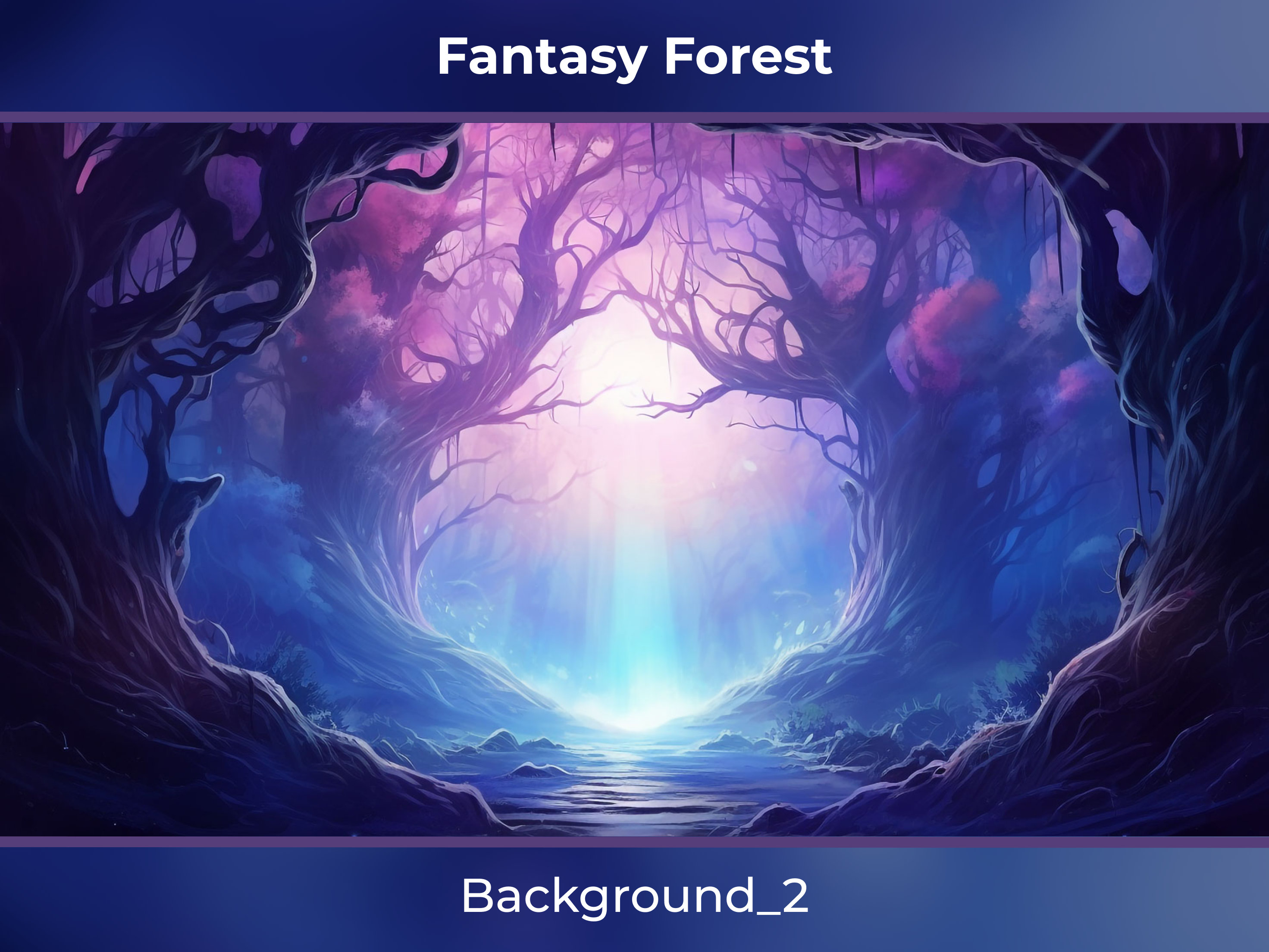 Animierte Fantasy Hintergrund Mega Bundle 5 Niedliche Fee Vtuber ...