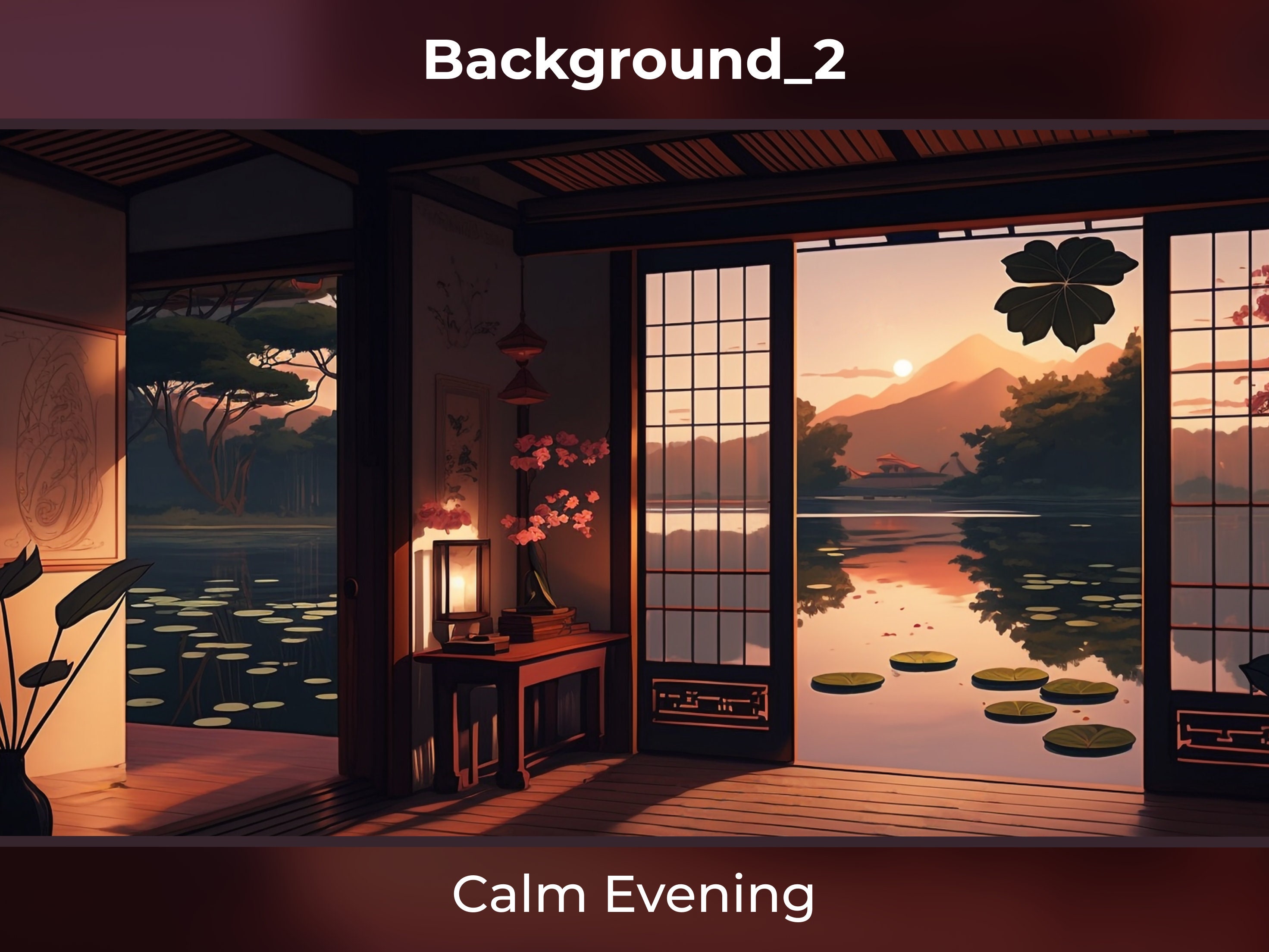 Animated Background Calm Evening Bundle Looped Vtuber - Etsy