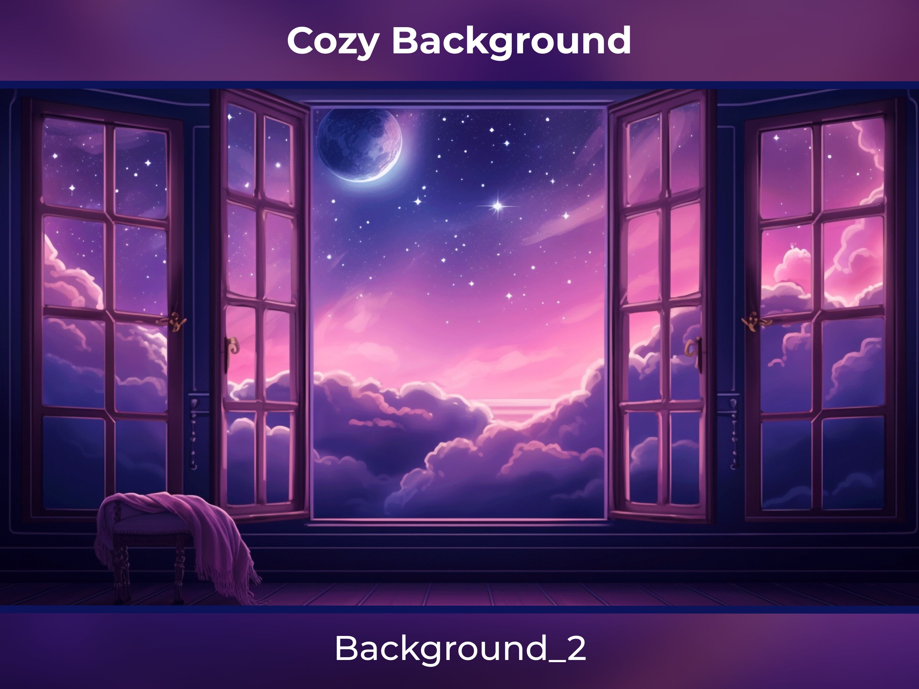 Animated Cozy Background Mega Bundle 5 Cute Fairy Vtuber Background ...