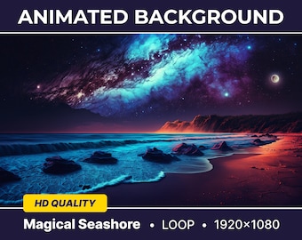Animated Virtual Background A Beautiful Path Looped Vtuber Background ...