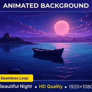 Animated Virtual Background A Beautiful Alley Looped Vtuber Background ...