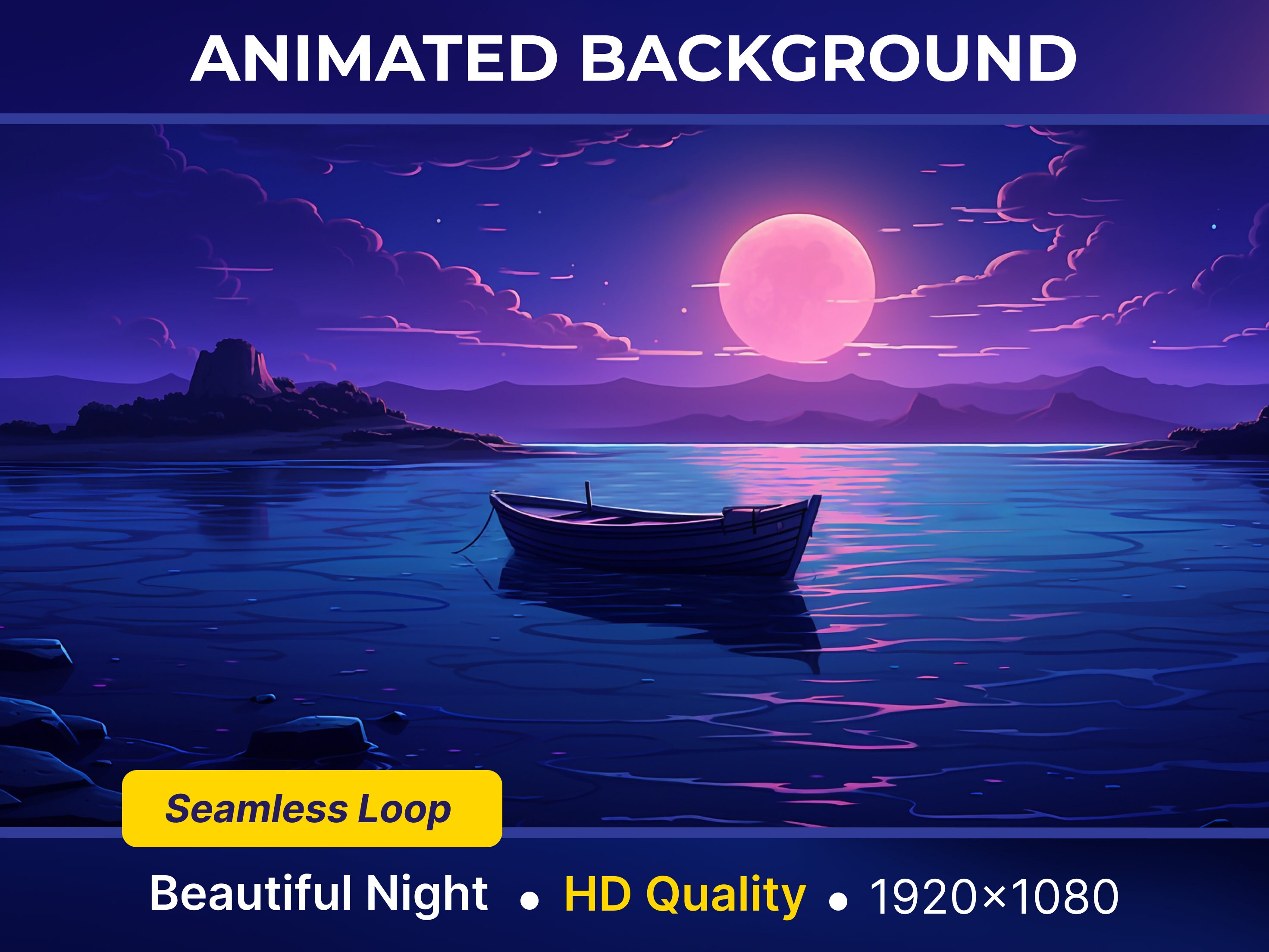 Animated Virtual Background A Beautiful Alley Looped Vtuber Background ...