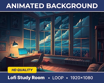 Animated Virtual Background A Beautiful Path Looped Vtuber Background ...