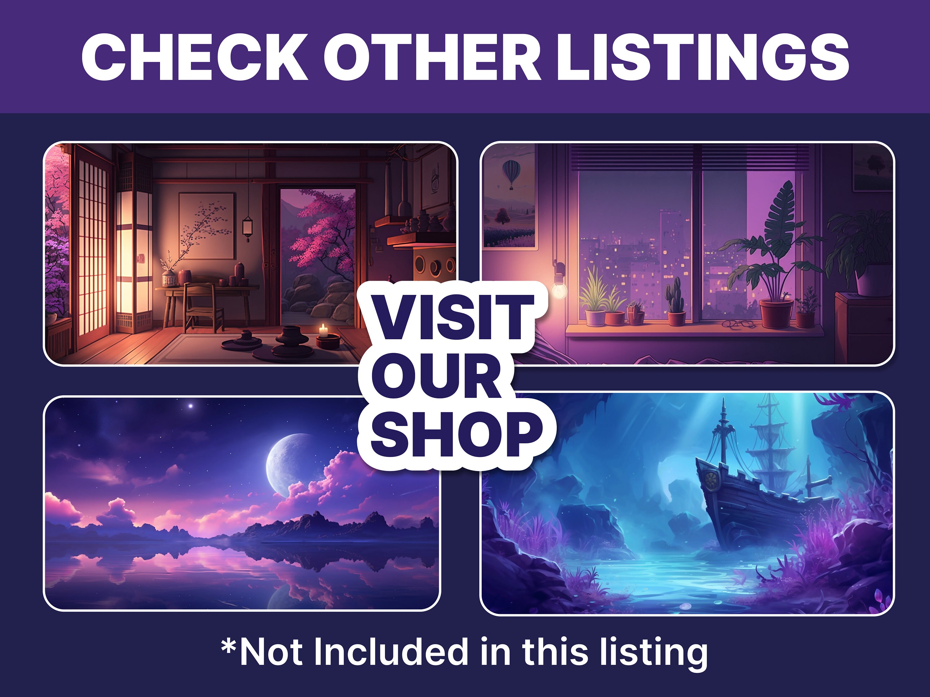 Animated Virtual Background Fairy Cozy Bedroom Twitch Screen Looped ...