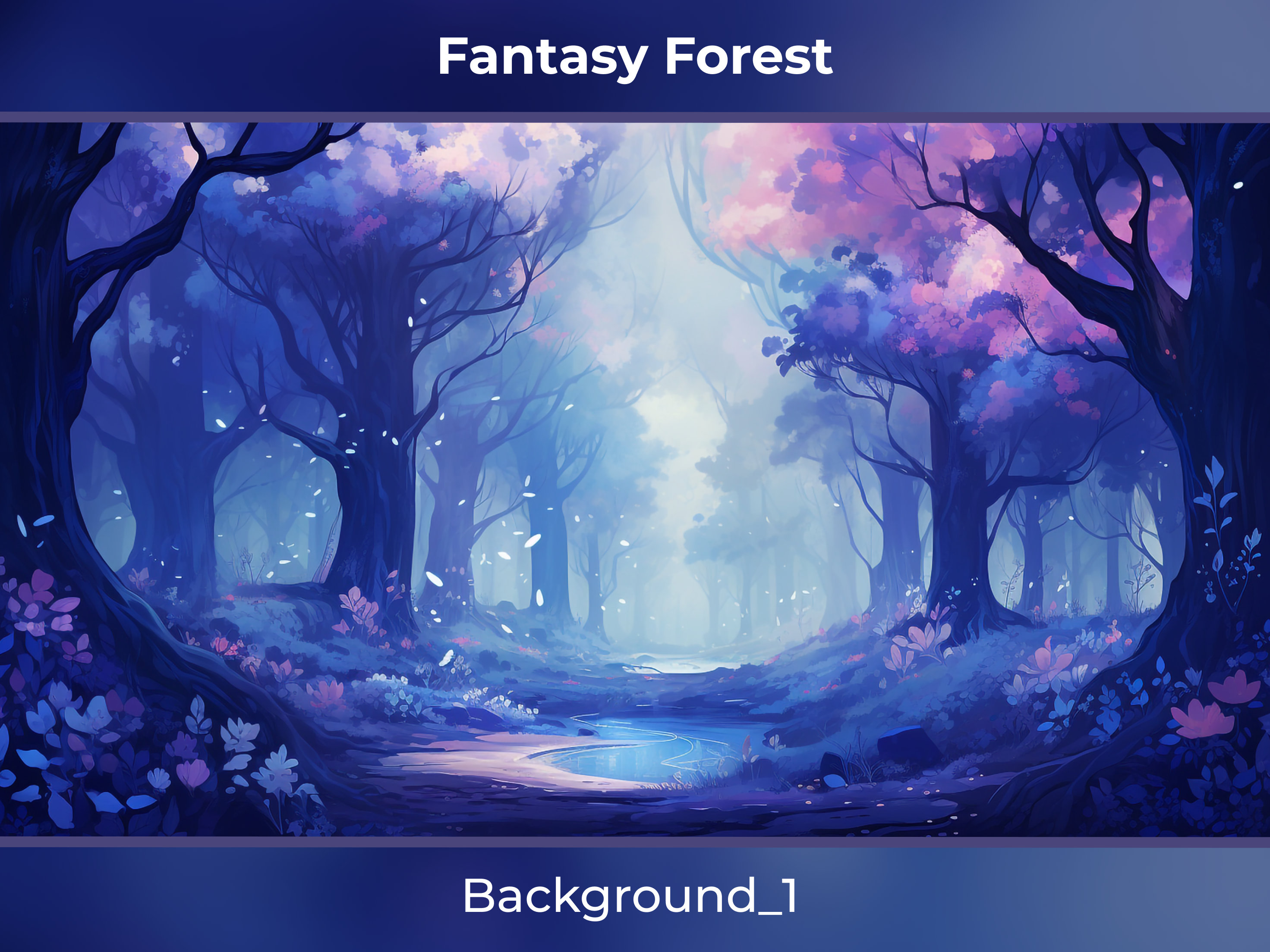 Animierte Fantasy Hintergrund Mega Bundle 5 Niedliche Fee Vtuber ...