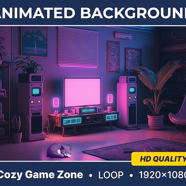 Cozy Gamer Wallpaper - Etsy
