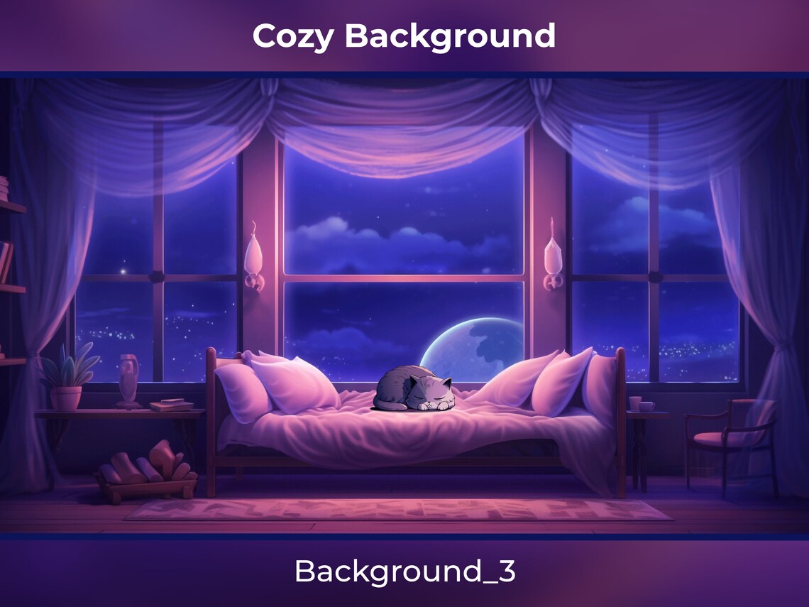 Animated Cozy Background Mega Bundle 5 Cute Fairy Vtuber - Etsy