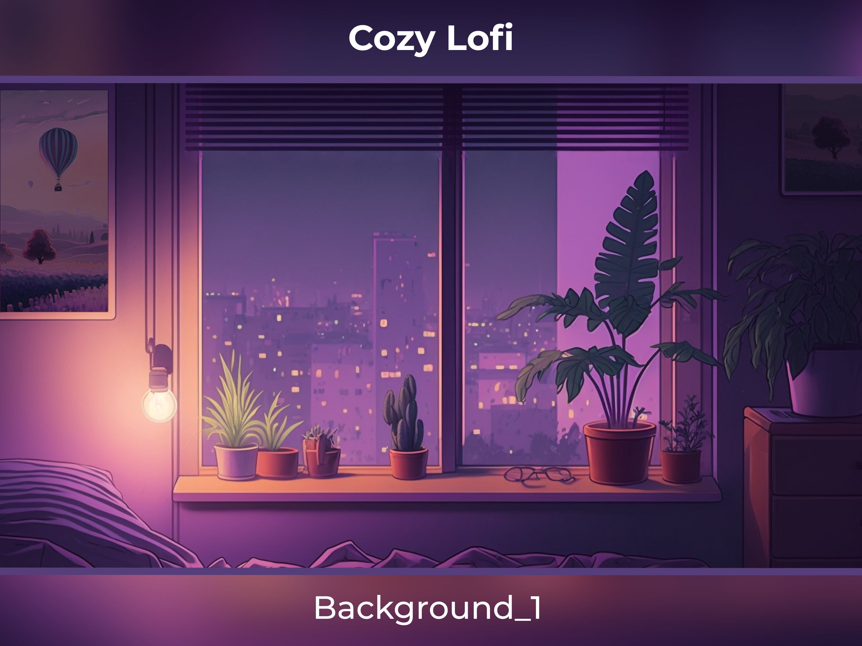 Animated Background Cozy Lofi Mega Bundle 5 Lofi Vtuber Background ...