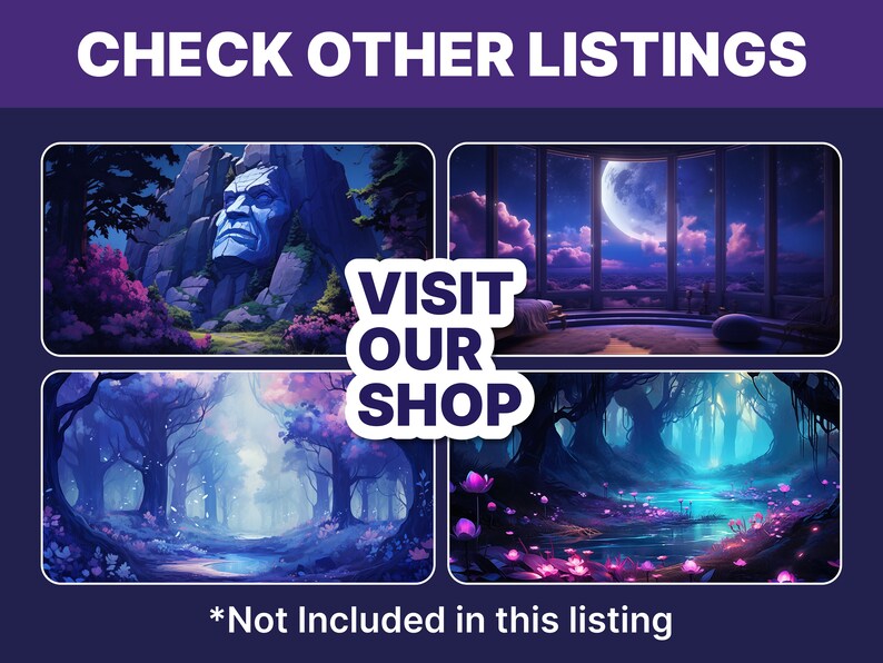 Animated Virtual Background Fantasy Forest Vtuber Background Twitch ...