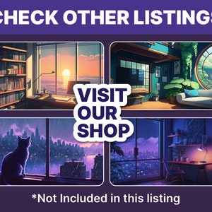 Animated Virtual Lofi Background Lofi Art Vtuber Background Twitch ...