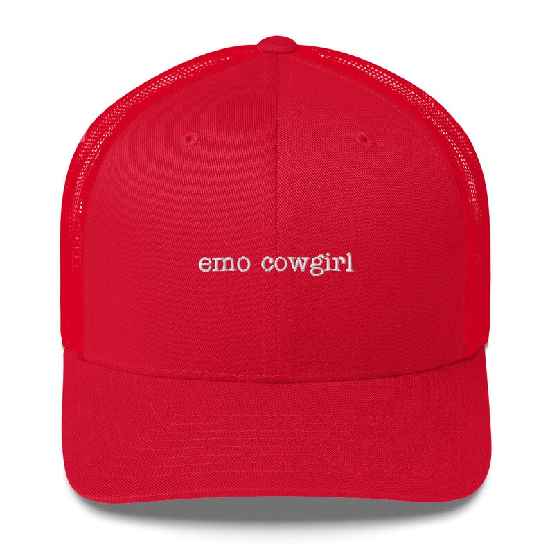 Emo Cowgirl Trucker Cap - Etsy