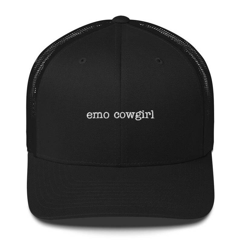 Emo Cowgirl Trucker Cap - Etsy