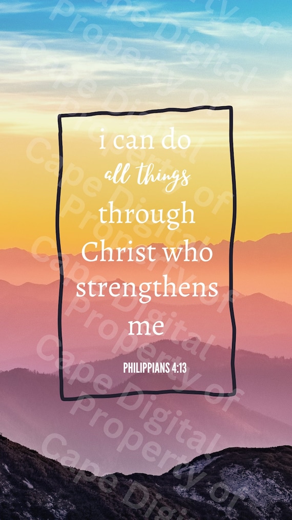 Philippians 4 13 Wallpaper