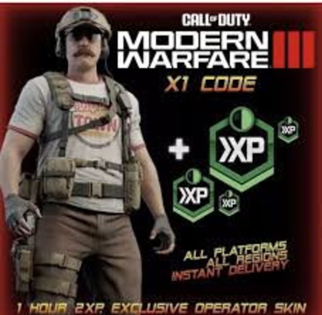 Burger King Operator Skin + 1 2XP - Modern Warfare 2/3 Warzone INSTANT ...