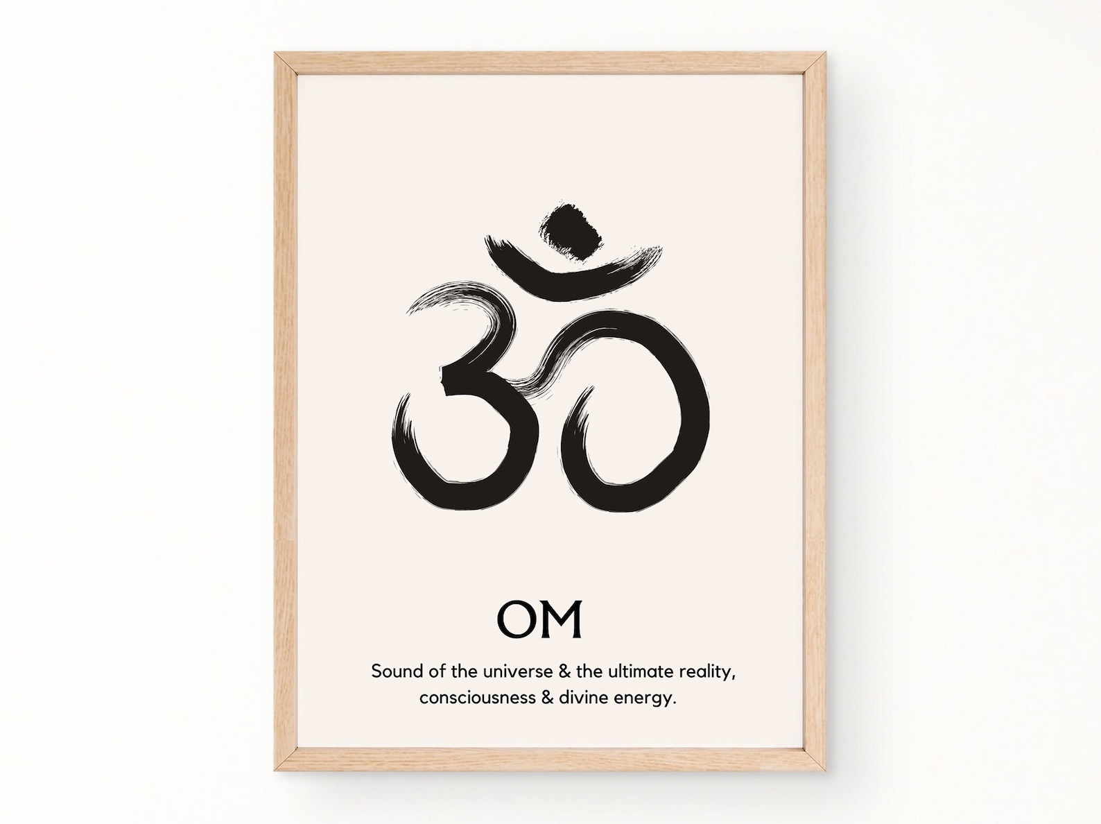 Om Zen Wall Art Printable Zen Symbol Digital Download Om Meaning Print ...