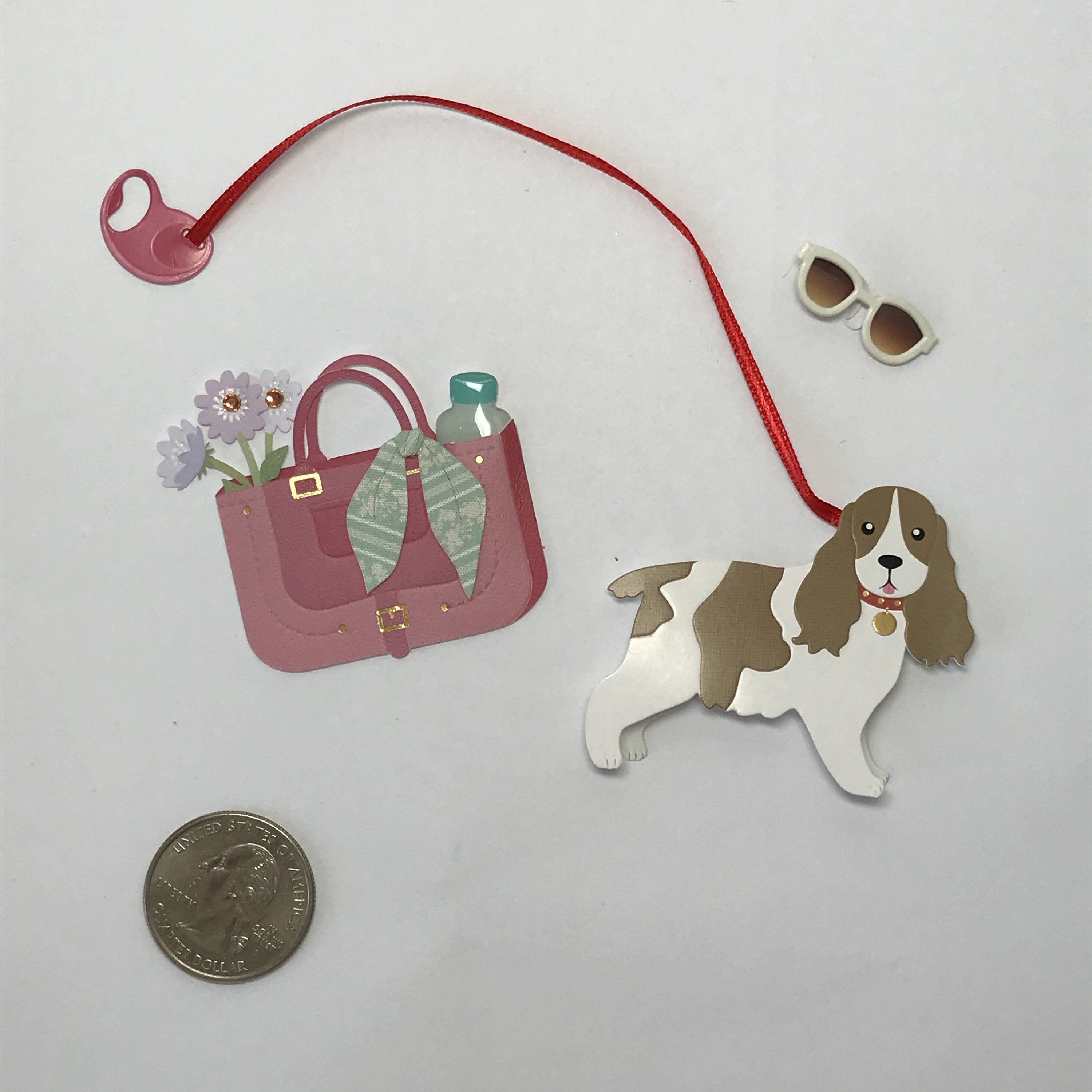Miniature Dimensional Paper Doll Play Set. Includes Dolls, Doll Case ...