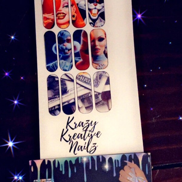 Roger Rabbit Nail Decals - Etsy