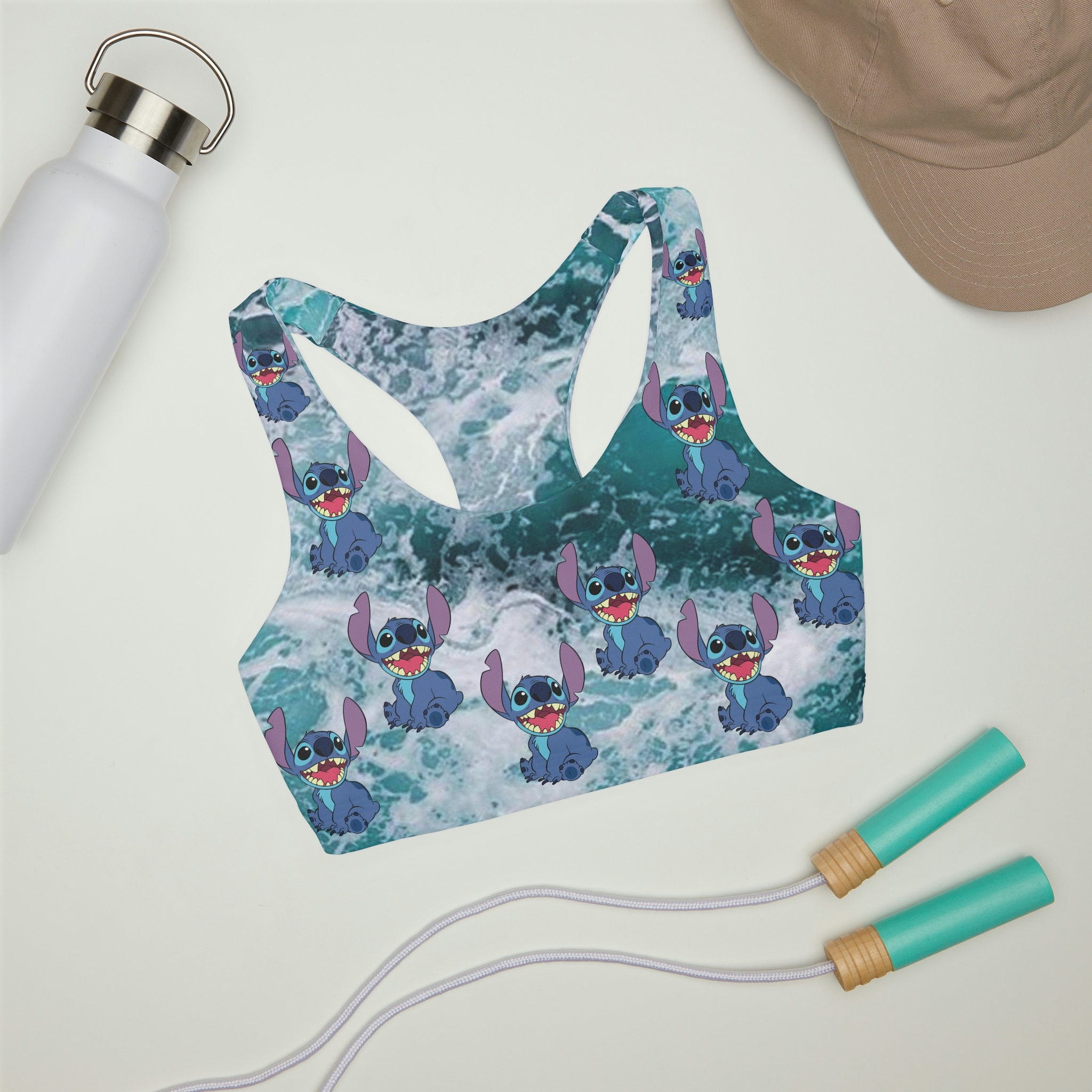 Lilo and Stitch Girls' Double Lined Seamless Sports Bra - Etsy