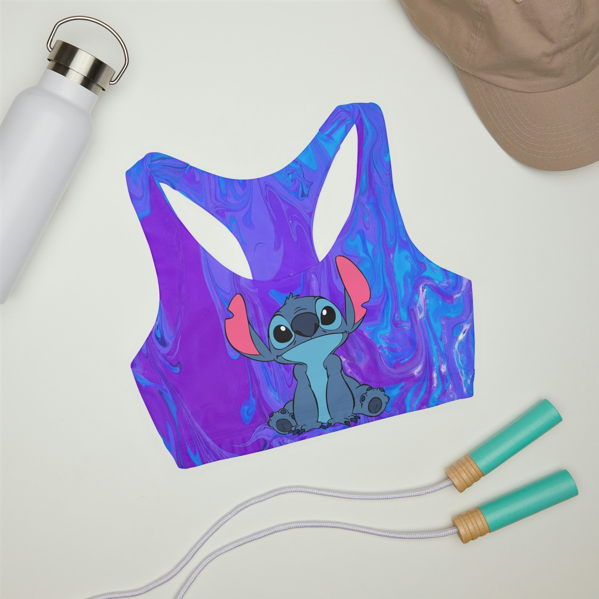 Lilo and Stitch Girls' Double Lined Seamless Sports Bra - Etsy