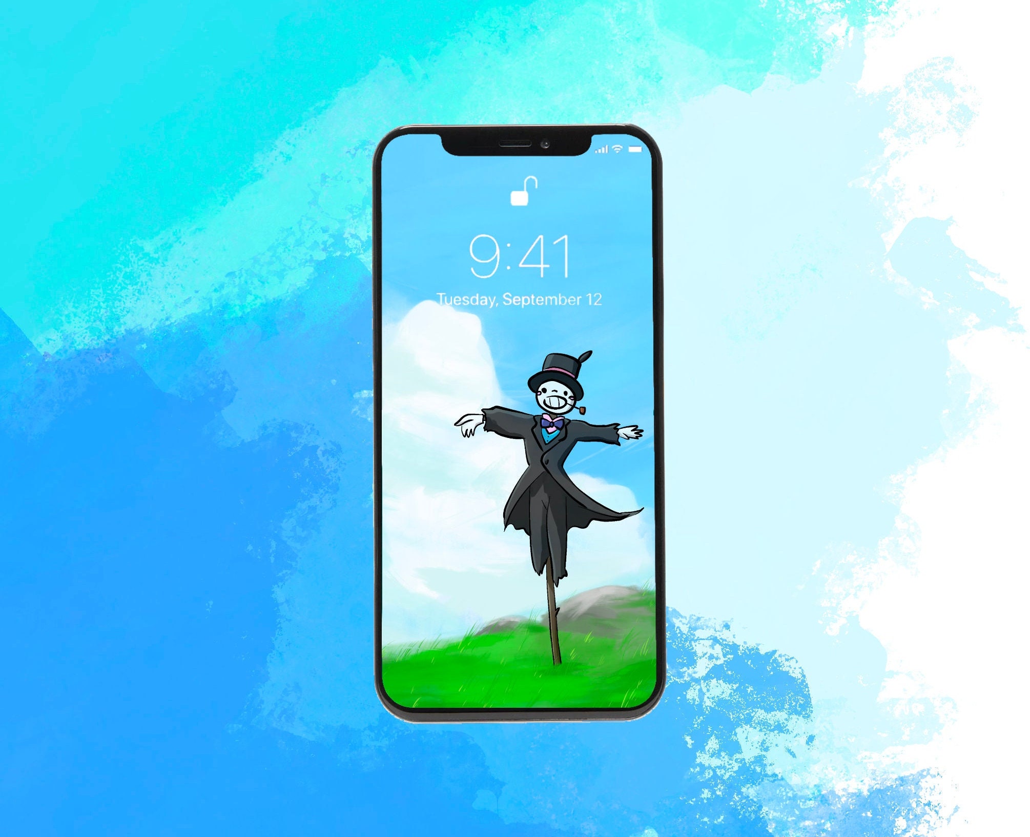 Howl's Moving Castle Turnip Head Phone Wallpaper (digital Download) - Etsy