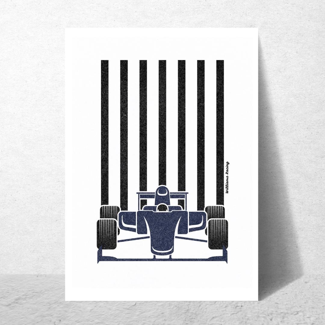 Formula 1 Williams Racing Poster Print | Sports Poster | Digital ...