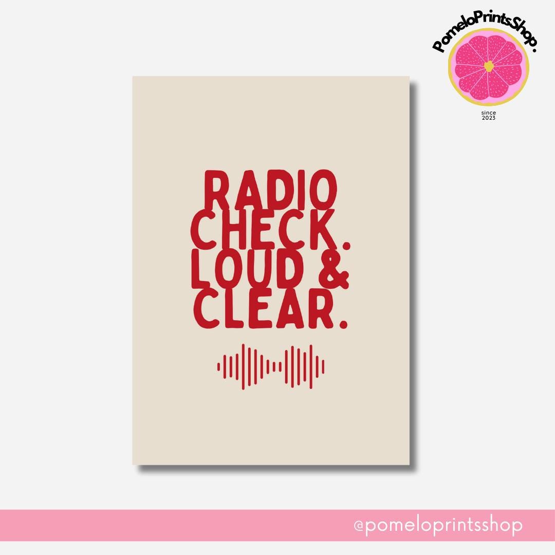 Radio Check. Loud and Clear. Formula 1 Formula 1 F1 Sports Poster ...