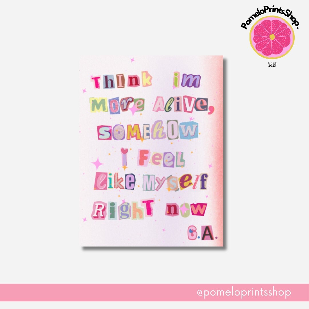 Right Now | Gracie Abrams Poster | Good Riddance| Poster | Digital ...