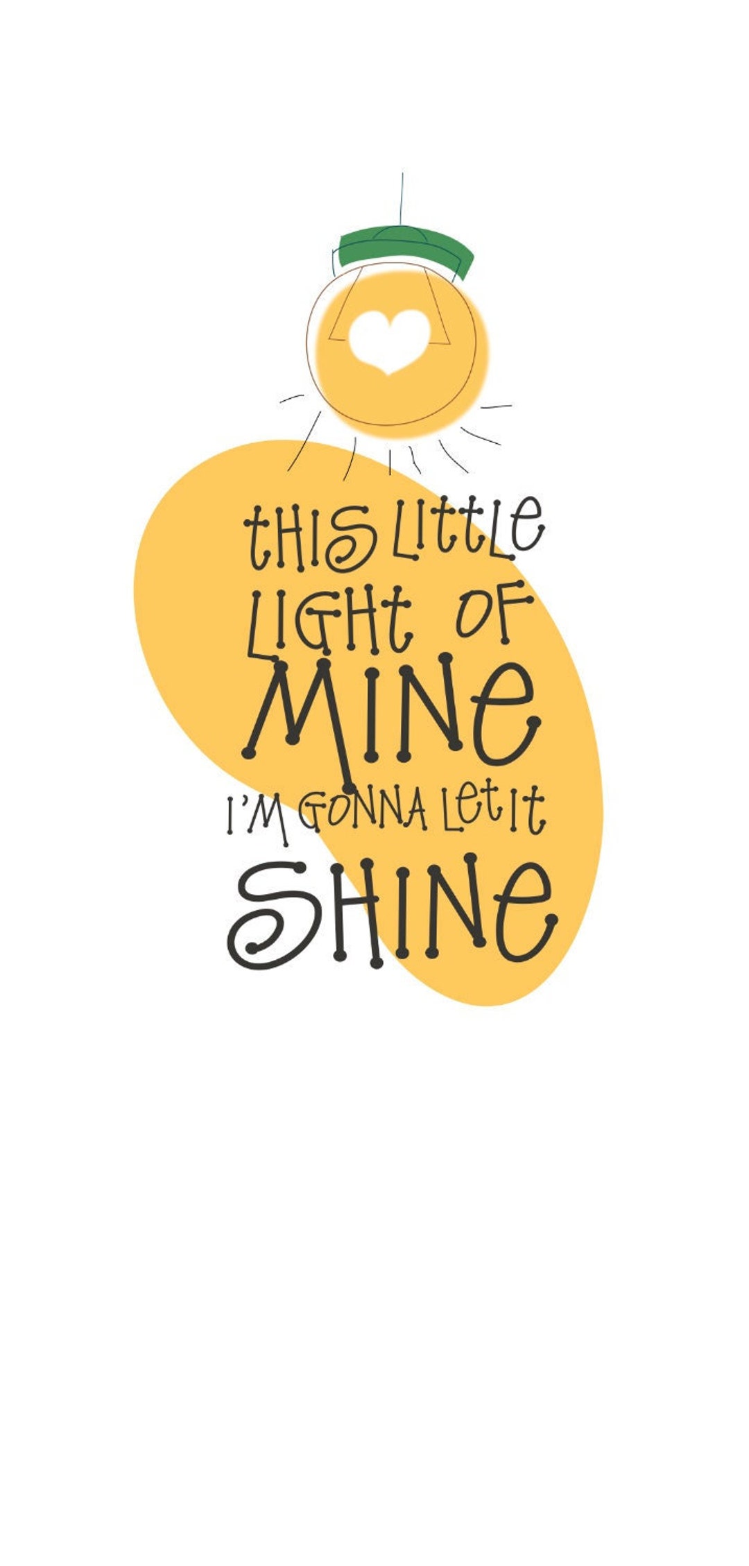 This Little Light of Mine Im Gonna Let It Shine - Etsy