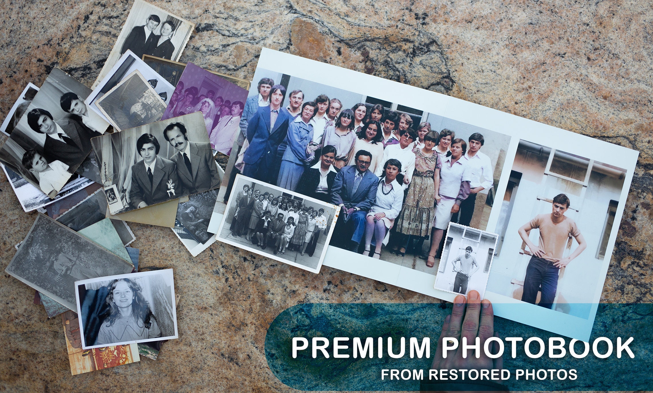 Unique Premium Photo Book From Restored Photos, With Fully Photo ...