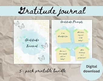 Digital Gratitude Journal | Daily Gratitude Journal for Ipad, Goodnotes ...