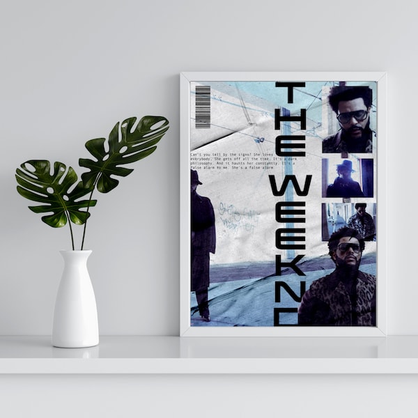 Aesthetic the Weeknd Poster - Etsy