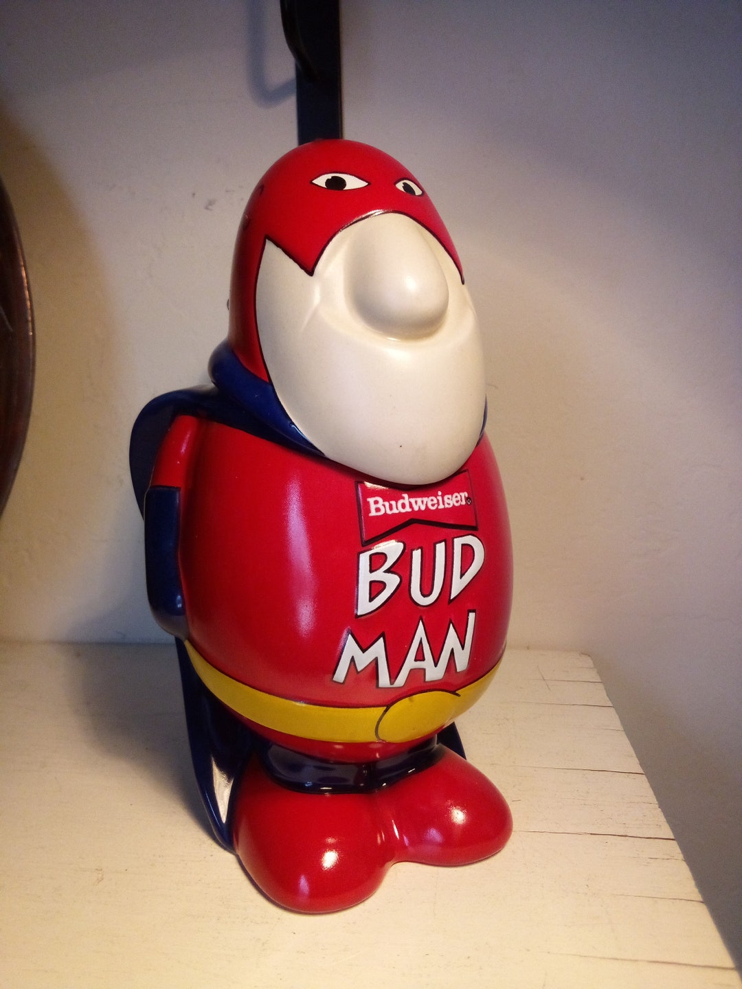 Vintage Budweiser Bud Man Beer Stein 1989 Ceramic - Etsy