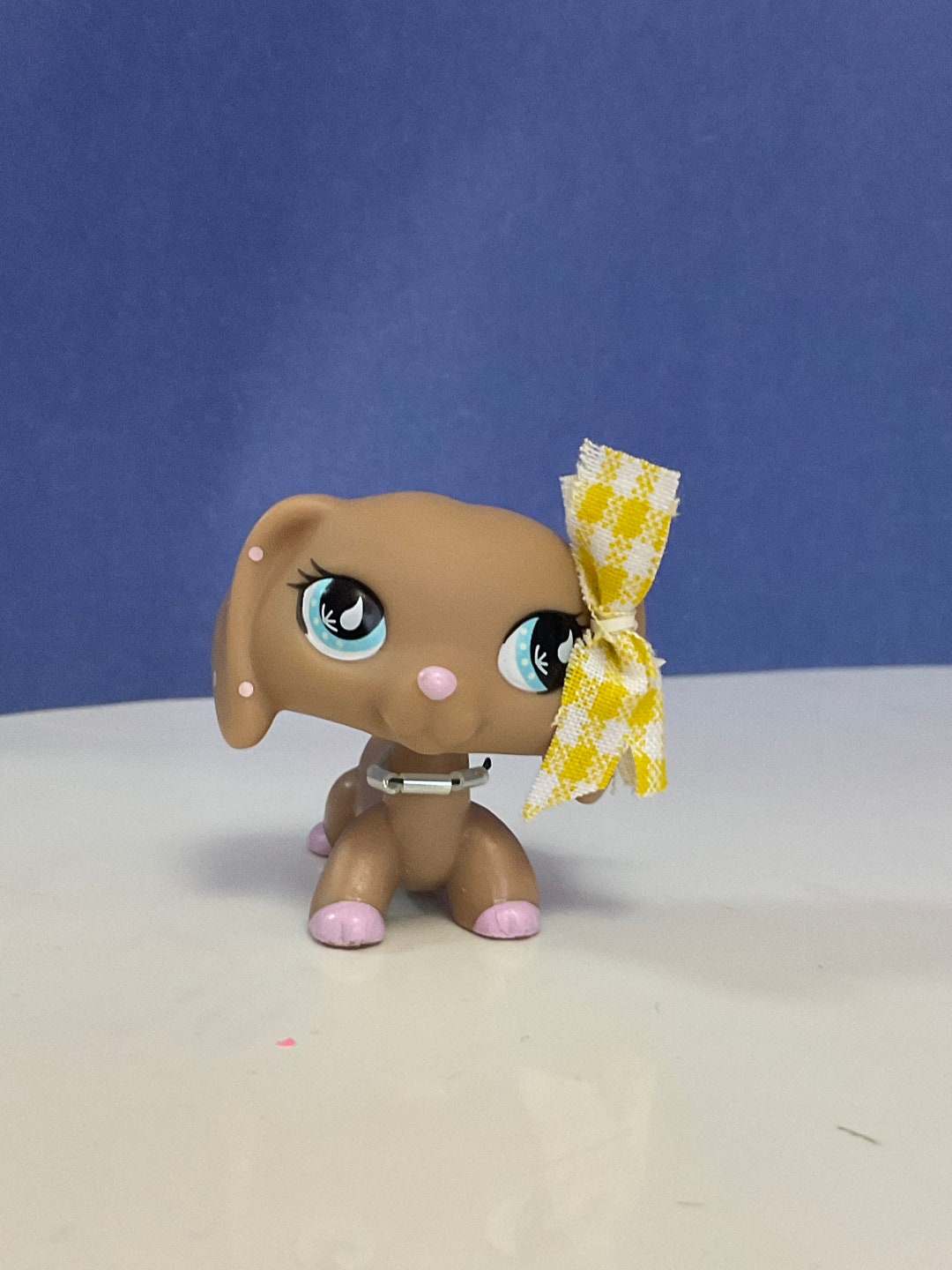 Set of 2 Handmade Items-necklace and Bow for Littlest Pet Shop (LPS Not ...