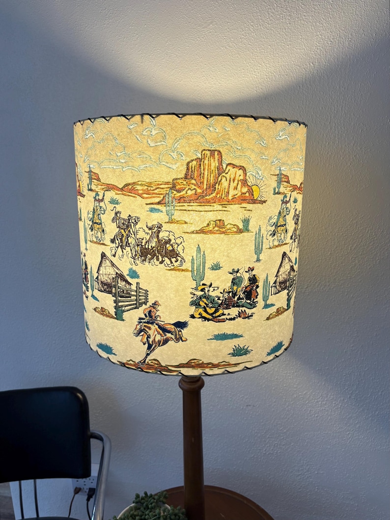 Fiberglass Lamp Shade - Mid Century Modern Lampshade - Handmade MCM ...