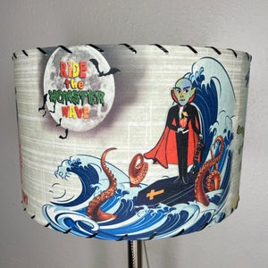 Fiberglass Lamp Shade - Mid Century Modern Lampshade - Handmade MCM ...