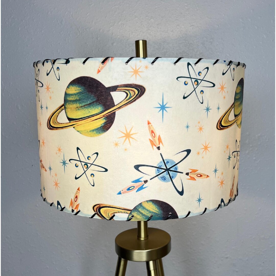 Fiberglass Lamp Shade - Mid Century Modern Lampshade - Handmade MCM ...