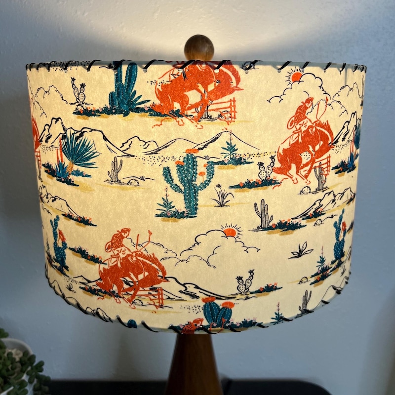 Western Lamp Shade - Etsy