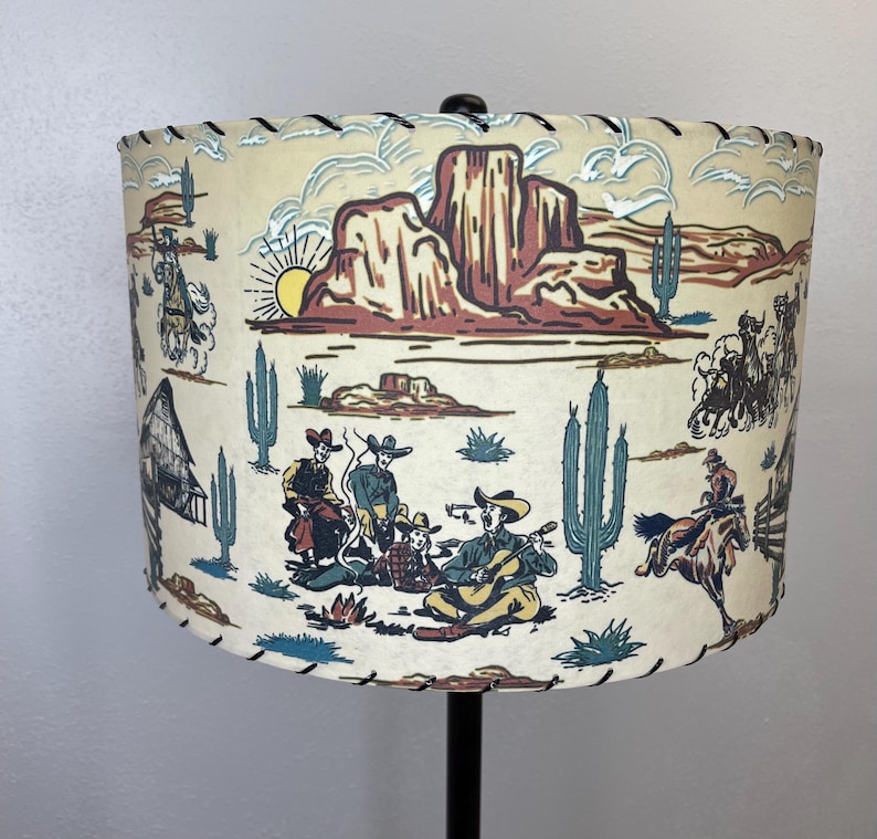 Fiberglass Lamp Shade - Mid Century Modern Lampshade - Handmade MCM ...