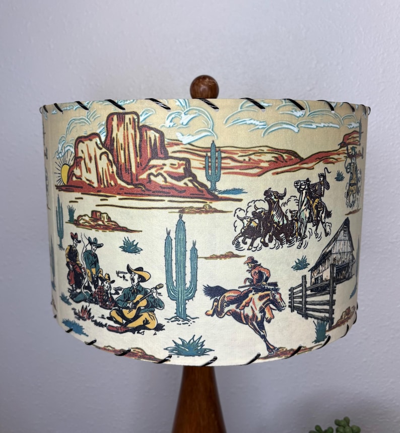 Fiberglass Lamp Shade - Mid Century Modern Lampshade - Handmade MCM ...