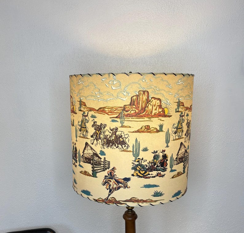 Fiberglass Lamp Shade - Mid Century Modern Lampshade - Handmade MCM ...
