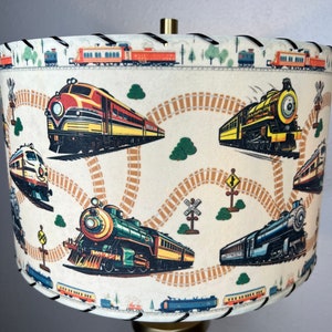 Fiberglass Lamp Shade - Mid Century Modern Lampshade - Handmade Atomic ...