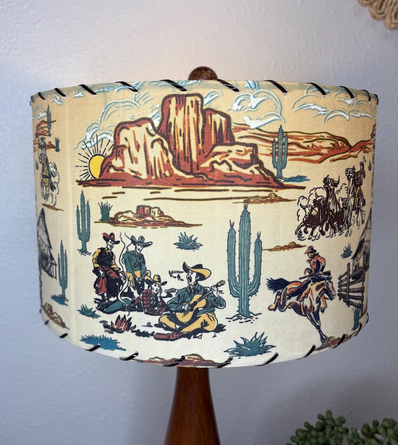 Fiberglass Lamp Shade - Mid Century Modern Lampshade - Handmade MCM ...