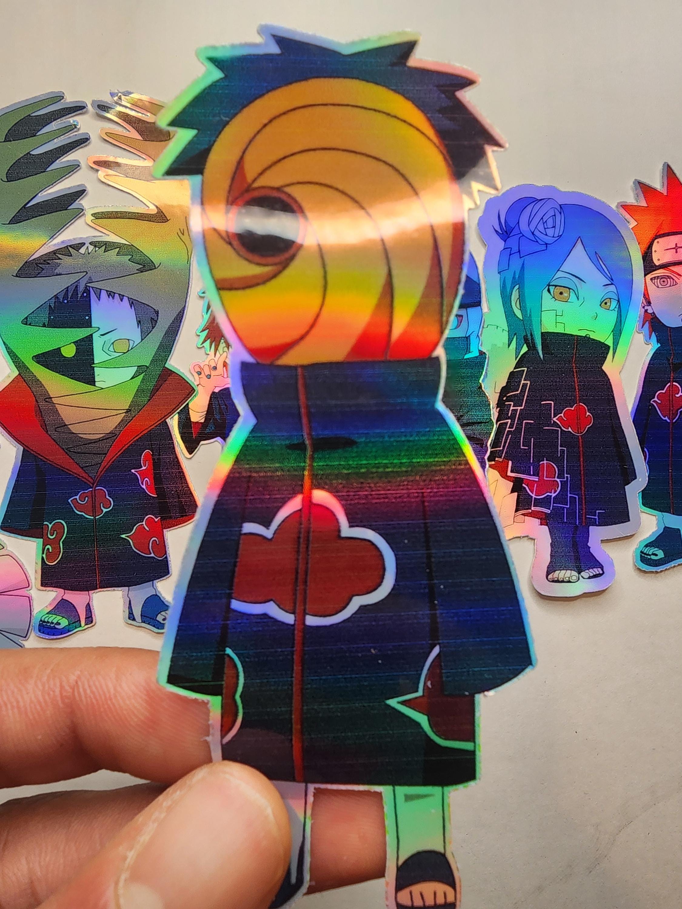 Obito Uchiha Holographic Sticker Masked Ninja Collectible - Etsy