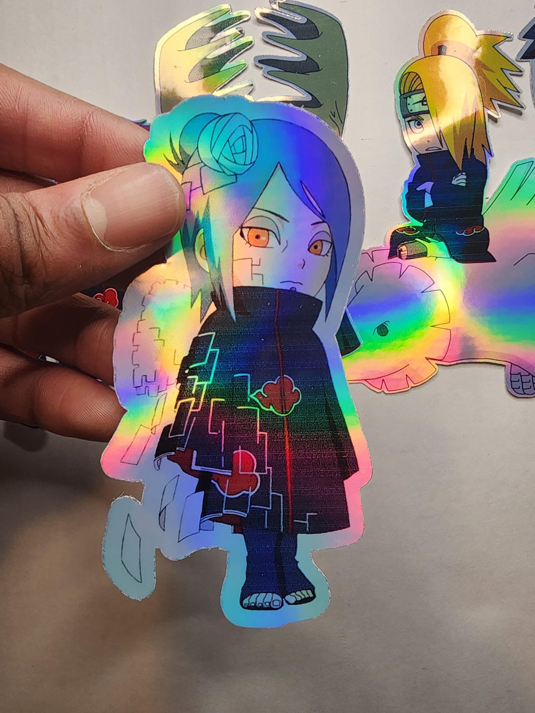 Custom Chibi Konan Origami Akatsuki Holographic Sticker - Etsy